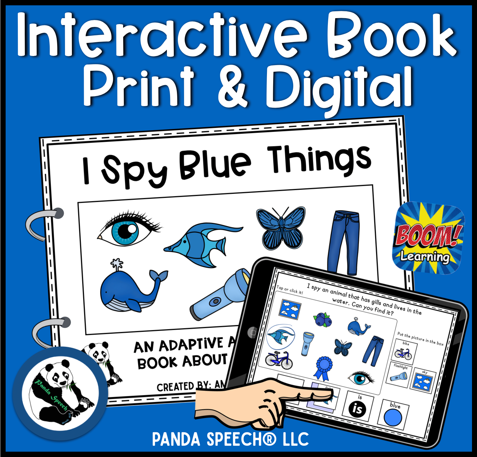 I Spy BLUE Things! Color Series Print & Make Books (includes a digital ...