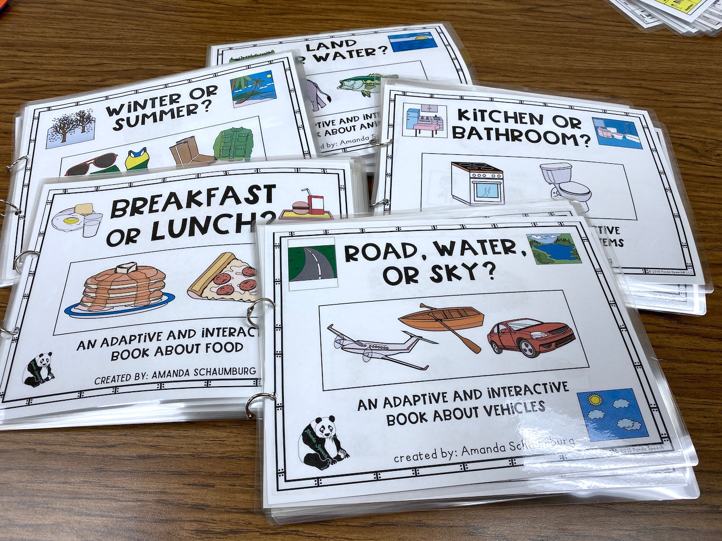 Functional Vocabulary Books – Panda Speech LLC