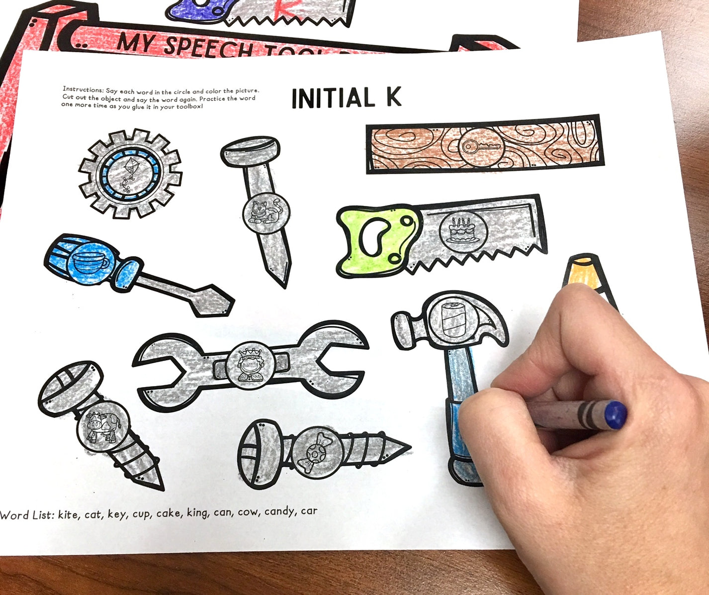 Articulation Toolbox~ Speech Therapy Cut & Paste Craft for Articulatio ...