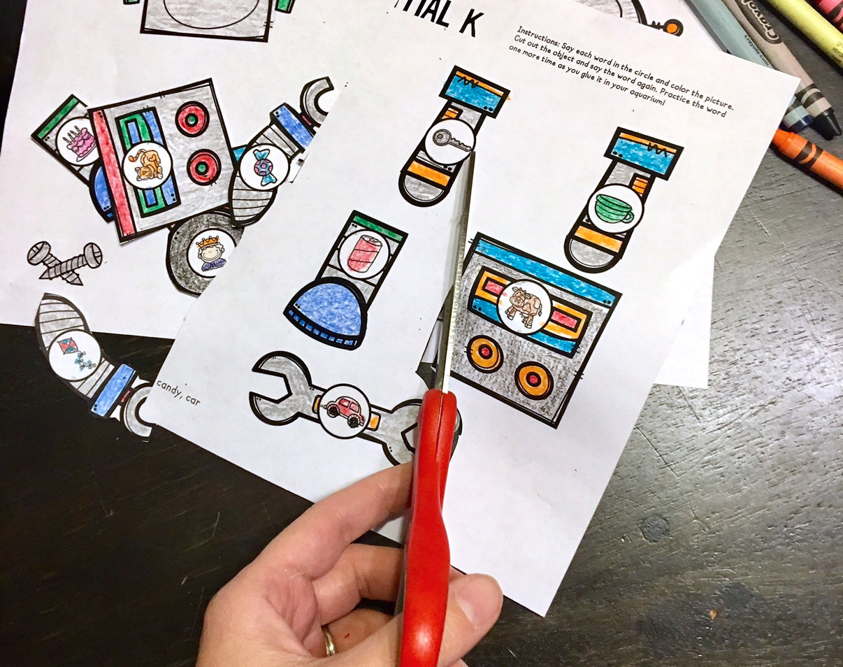 Artic Robot Lab~ Speech Therapy Cut & Paste Craft for Articulation ...