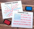 Flag Thumbprints A Speech Therapy Craft Activity ~ Articulation Practi ...