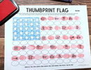 Flag Thumbprints A Speech Therapy Craft Activity ~ Articulation Practi ...