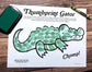 Gator Thumbprints A Speech Therapy Craft Activity ~ Articulation Pract ...