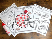 Dab a Sound Football Edition ~ Print & Go for Articulation Speech Ther ...