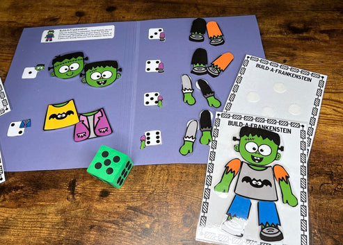 Build A Frankenstein Open Ended Dice Game + BONUS worksheets – Panda ...