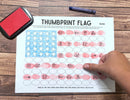 Flag Thumbprints A Speech Therapy Craft Activity ~ Articulation Practi ...
