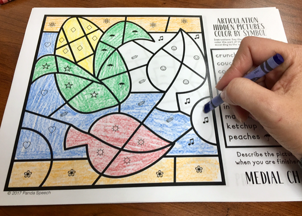 Color by Symbol Hidden Pictures - FALL ~ A Speech Therapy Activity (Ar ...