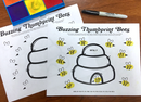 Buzzing Bees Thumbprints A Speech Therapy Craft Activity ~ Articulatio ...