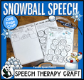 Speech Snowballs ~ One Page Articulation & Language Craft – Panda ...
