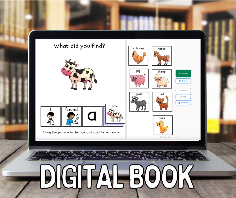 Where is the Barn Cat? DIGITAL BOOK (BOOM Card Book) – Panda Speech LLC