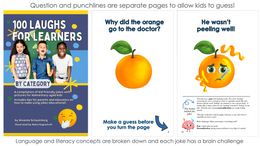 100 Laughs for Learners Picture Joke Book – Panda Speech LLC