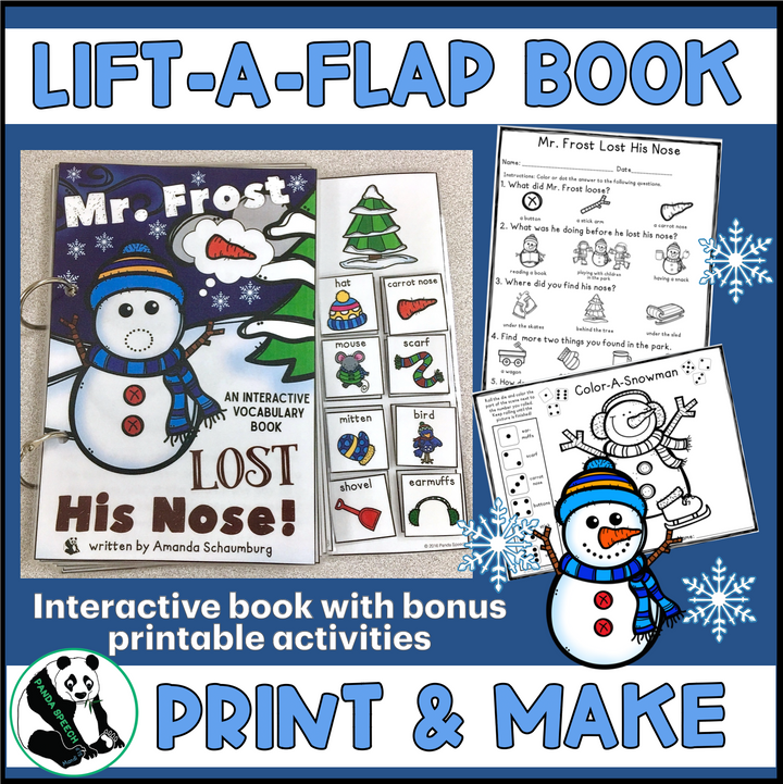 Print & Make Lift a Flap Books (print & assemble yourself) – Panda ...