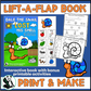 Dale the Snail Lift a Flap Book (Print & Make Book) – Panda Speech LLC