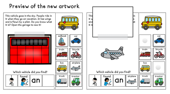 Things that Go! Lift a Flap Book (Print & Make Book) – Panda Speech LLC