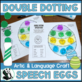 Double Dotting Speech Egg ~ A Speech Therapy Art Activity – Panda ...
