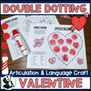Double Dotting Speech Valentine ~ A Speech Therapy Art Activity – Panda ...