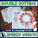Double Dotting Speech Wreath ~ A Speech Therapy Art Activity – Panda ...
