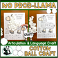 No Prob-Llama Articulation and Language! Speech Therapy Cotton Ball cr ...