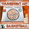 Basketball Thumbprints A Speech Therapy Craft Activity ~ Articulation ...