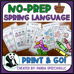 Spring No Prep Language Pack (Huge pack!) – Panda Speech LLC
