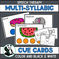 Multi-Syllabic Cue Cards for Speech Therapy (tactile cues!) – Panda ...
