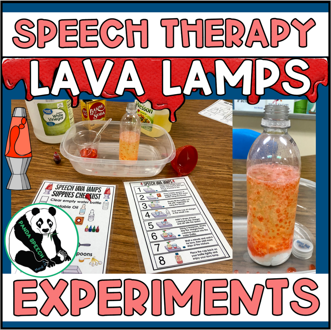 Speech Lava Lamps! Speech Therapy Science Experiment Visuals and Works ...