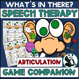 What's In There? Articulation ~ Speech Therapy Game Companion – Panda ...