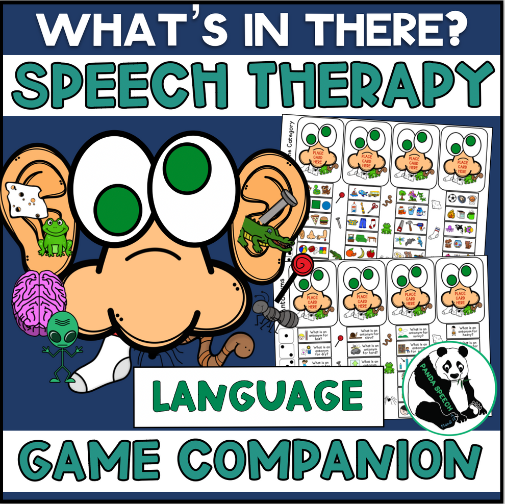 What's In There? Language ~ Speech Therapy Game Companion – Panda ...