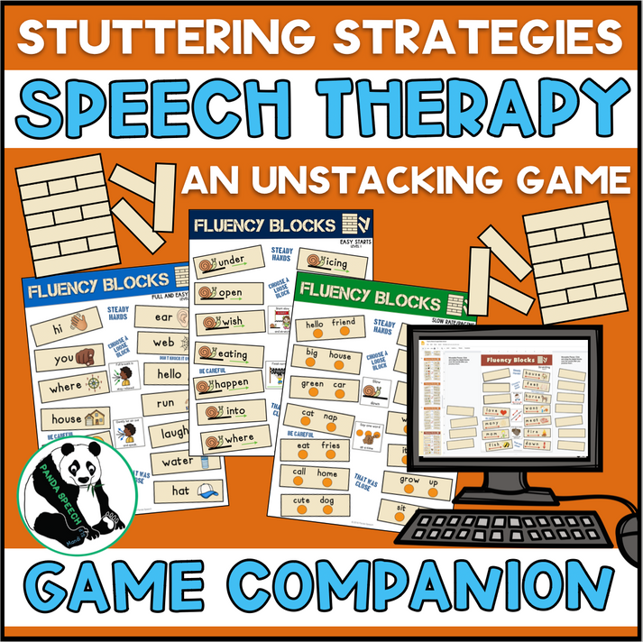 Fluency Blocks ~ Speech Therapy Game Companion – Panda Speech LLC