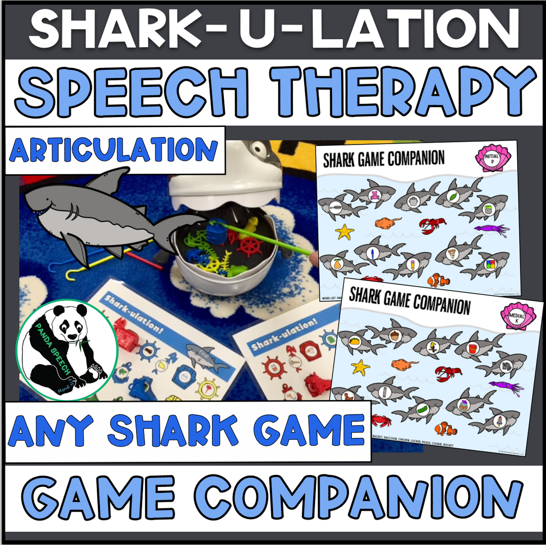 Shark-ulation! ~ Speech Therapy Game Companion for ANY Shark Game ...