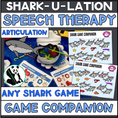 Shark-ulation! ~ Speech Therapy Game Companion for ANY Shark Game ...