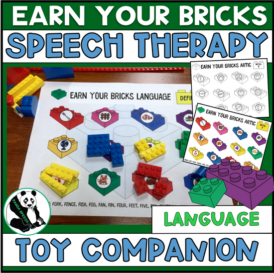 Earn Your Bricks Toy Companion for Language Skills (use with building ...