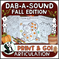 Dab a Sound Fall Edition ~ Print & Go for Articulation Speech Therapy ...