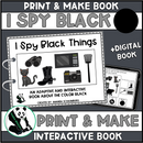 I Spy BLACK Things! Color Series Print & Make Books (includes a digita ...