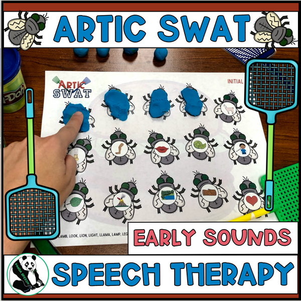 Artic Swat! Later Articulation Sounds ~ Play Dough Companion + Digital ...