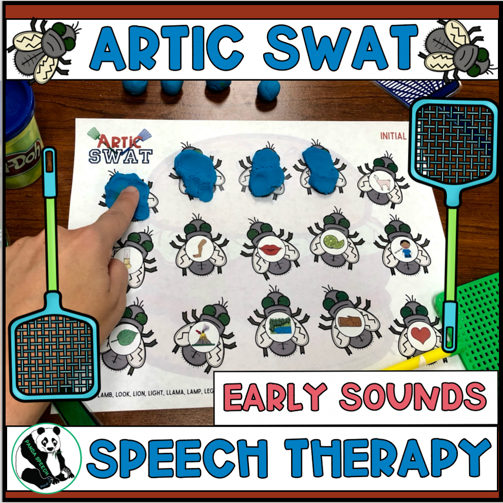 Artic Swat! Later Articulation Sounds ~ Play Dough Companion + Digital ...