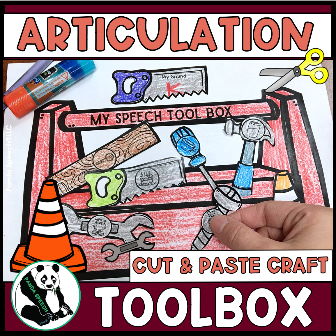 Articulation Toolbox~ Speech Therapy Cut & Paste Craft for Articulatio ...