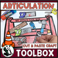 Articulation Toolbox~ Speech Therapy Cut & Paste Craft for Articulatio ...
