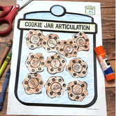 Cookie Jar Articulation ~ Cut and Paste Craft for Speech Therapy ...