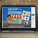 Sheldon Goes Shopping DIGITAL BOOK (BOOM Card Book) – Panda Speech LLC