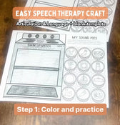 Baking Up Speech ~ One Page Speech and Language Craft – Panda Speech LLC