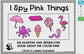 I Spy Pink Things! Color Series Print & Make Books (includes a digital ...