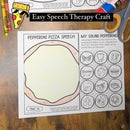 Pepperoni Pizza Speech ~ One Page Articulation & Language Craft – Panda ...