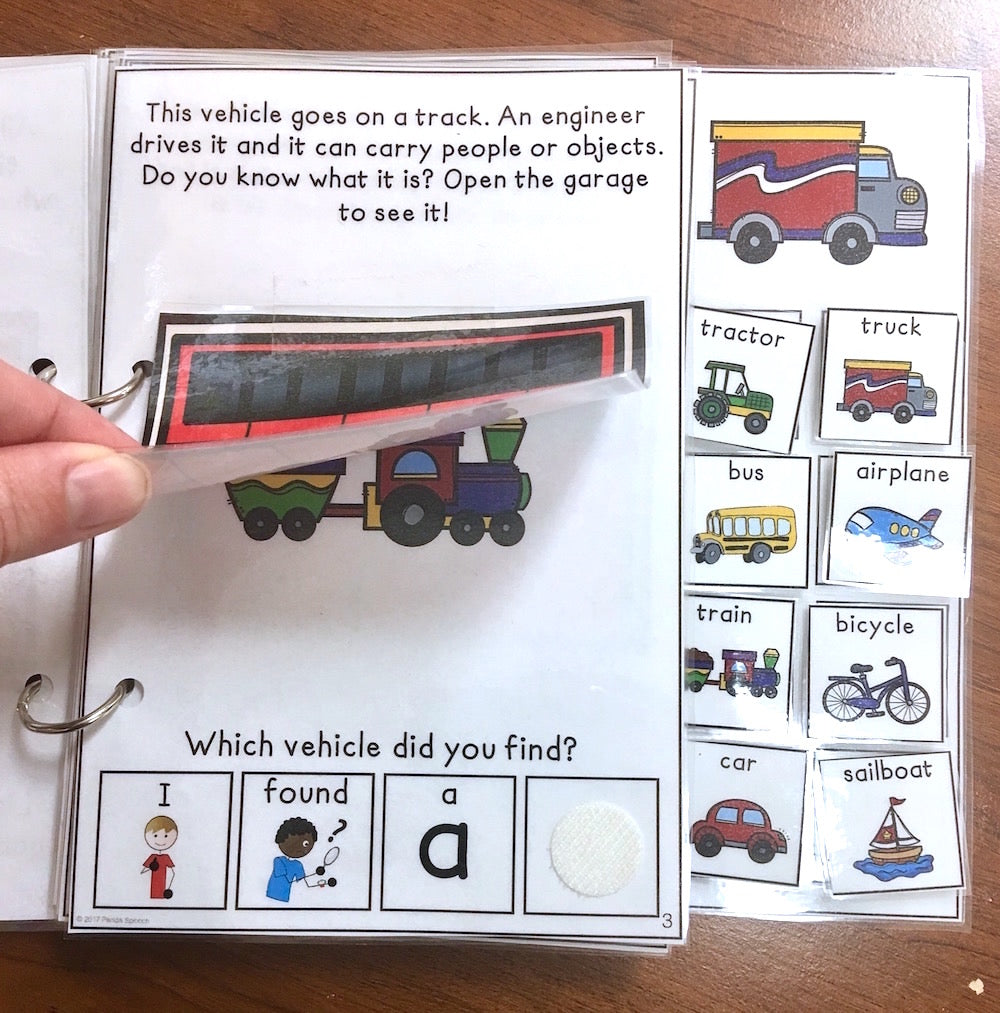 Things that Go! Lift a Flap Book (Print & Make Book) – Panda Speech LLC