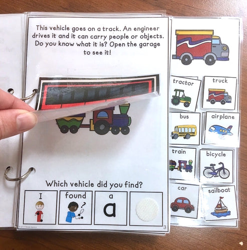 Things that Go! Lift a Flap Book (Print & Make Book) – Panda Speech LLC