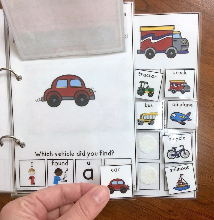 Things that Go! Lift a Flap Book (Print & Make Book) – Panda Speech LLC