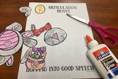 Articulation Bunnies ~ Speech Therapy Cut & Paste Craft – Panda Speech LLC