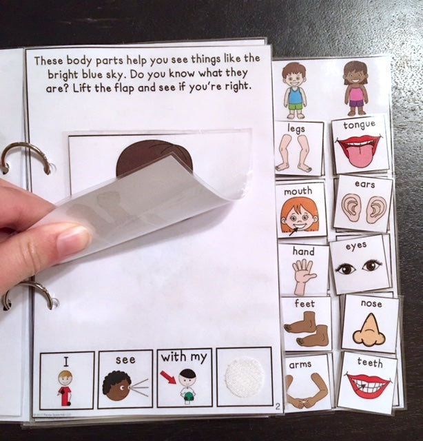 My Amazing Body LIft a Flap Book (Print & Make Book) – Panda Speech LLC