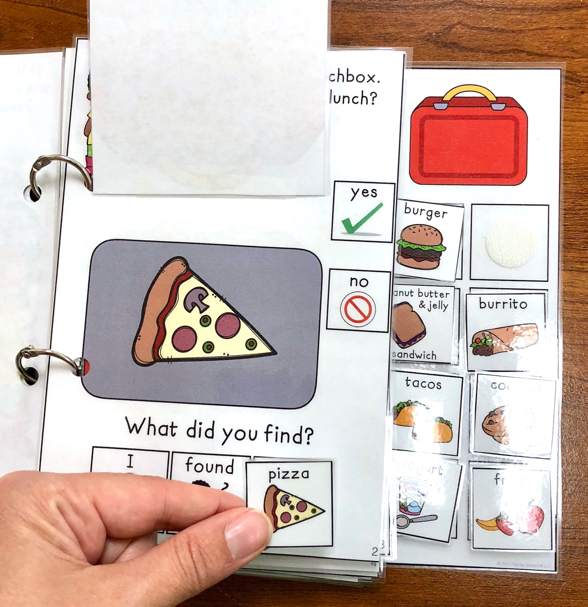 Jenna's Lunch Lift a Flap Book (Print & Make Book) – Panda Speech Therapy