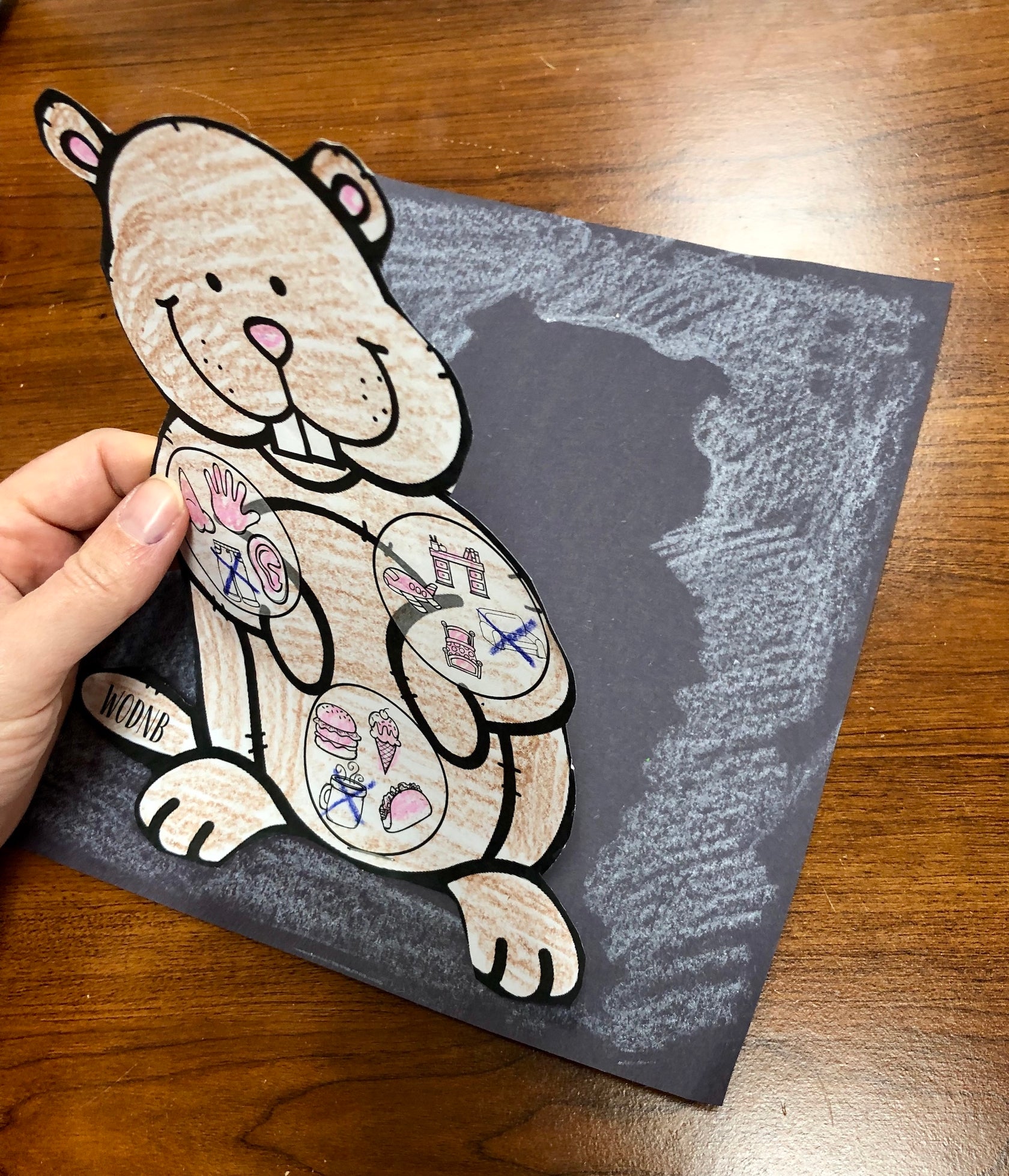 Groundhog Shadow Craft ~ Speech Therapy Activity – Panda Speech LLC